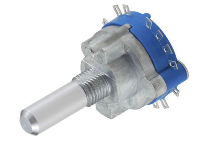 SRRN151800 Alps Alpine | Alps Alpine, 5 Position DP5T Rotary Switch ...