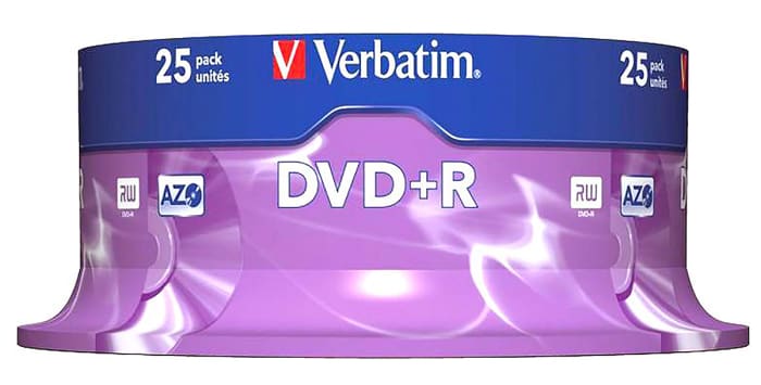 43500 Verbatim | Verbatim DVD+R, 4.7 GB, 16X, 25 Pack | 123-9707 | RS