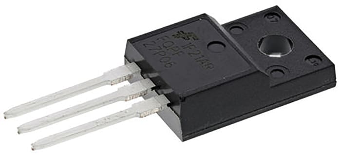 FQPF27P06 onsemi | onsemi QFET P-Channel MOSFET, 19 A, 60 V, 3-Pin TO-220F FQPF27P06 | 124-1401 | RS