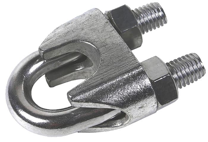 RS PRO | RS PRO Stainless Steel 10mm Diameter Wire Rope Clamp | 124 ...