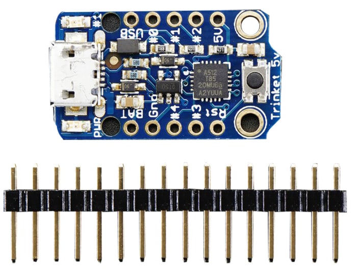 1501 ADAFRUIT INDUSTRIES | ADAFRUIT TRINKET 5V MCU Development Board ...