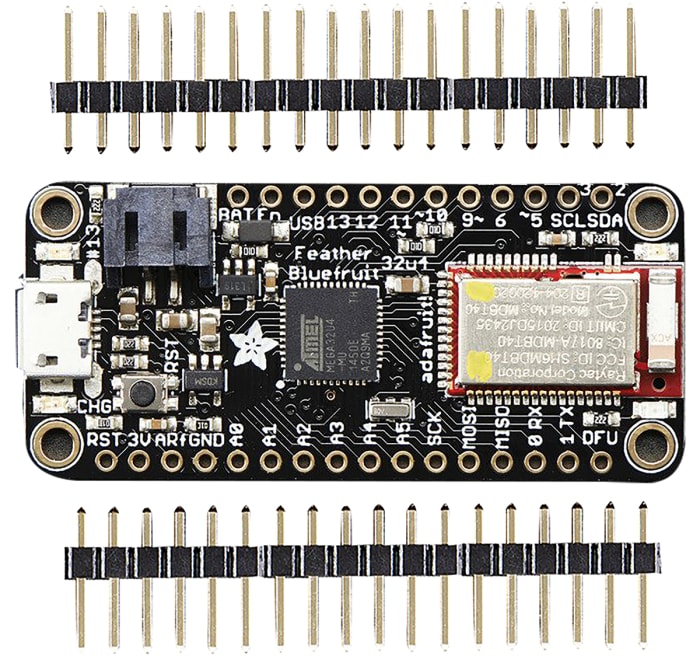 2829 ADAFRUIT INDUSTRIES | ADAFRUIT Feather 32u4 Bluefruit LE MCU ...