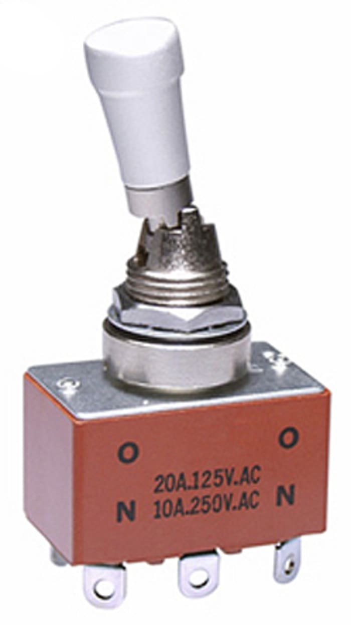 S6AL NKK Switches | NKK Switches Toggle Switch, Panel Mount, On-On ...