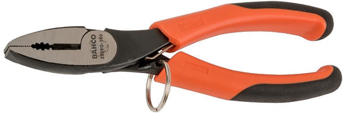 TAH2628G-160 Bahco | Bahco Combination Pliers, 160 mm Overall, Straight ...