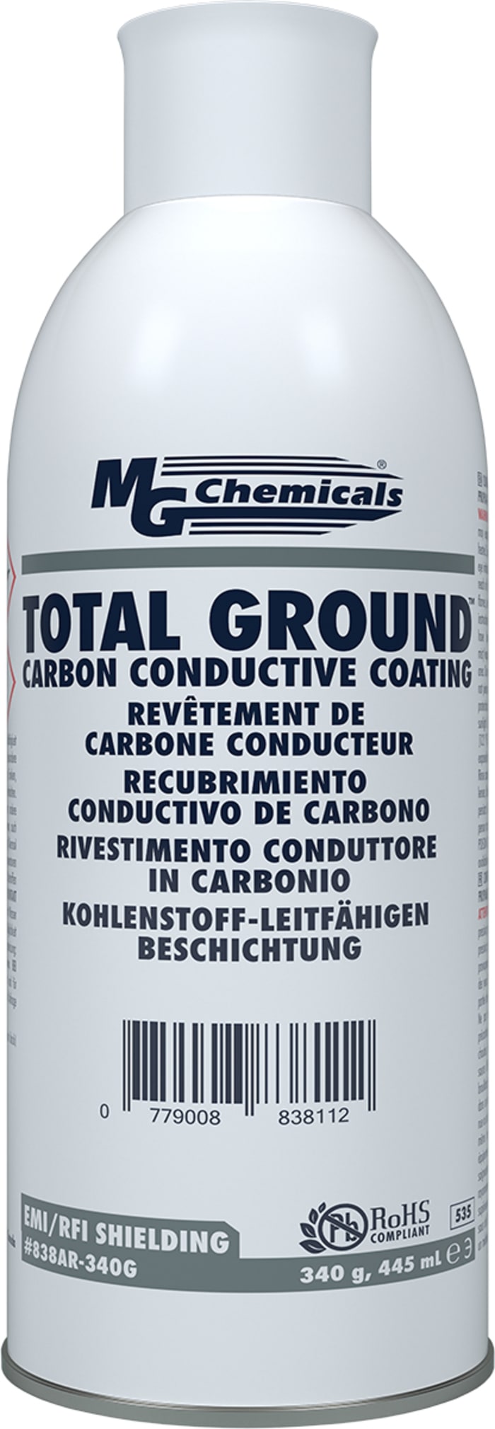 838AR-340g MG Chemicals | MG Chemicals Black Acrylic Conductive Lacquer ...