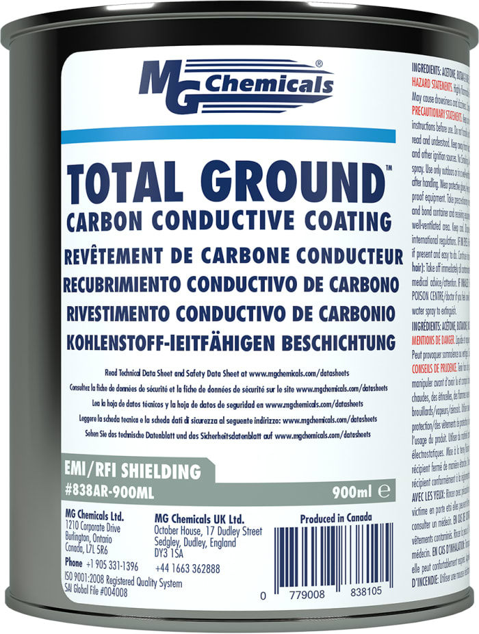 838AR-900ml MG Chemicals | MG Chemicals Black Acrylic Conductive ...