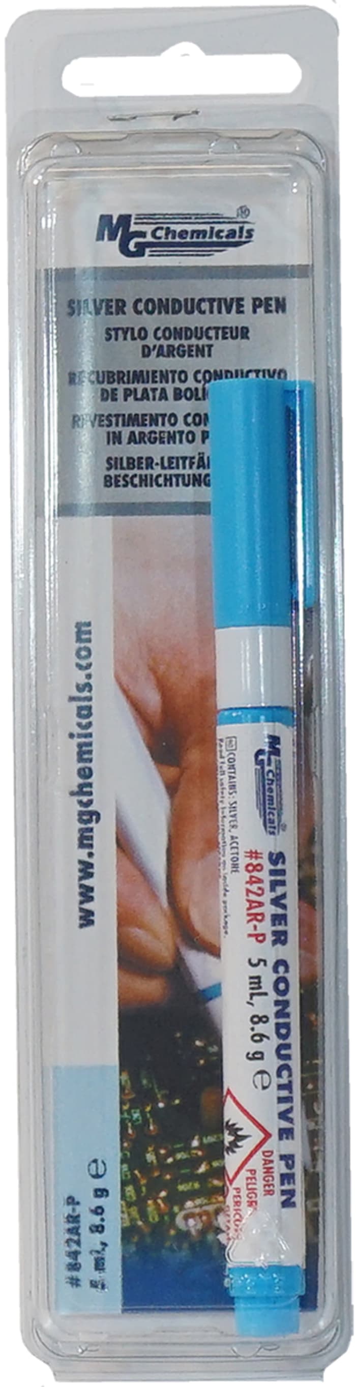 842AR-P MG Chemicals | MG Chemicals Grey-Silver Acrylic Conductive ...