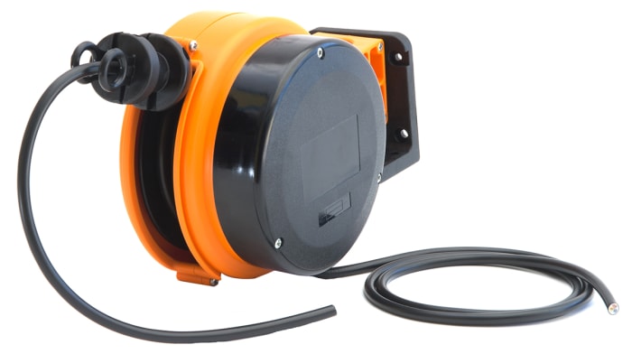 NSP4671 Schill | Schill 4m Cable Reel Spring Return Cable Reel, 230 V ...