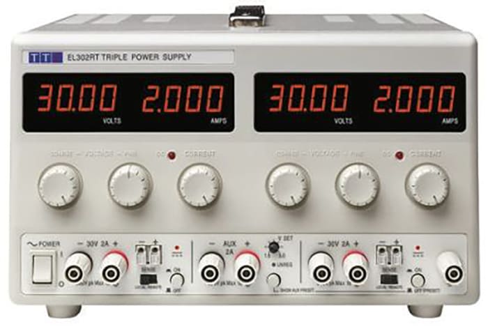 EL302RD Aim-TTi | Aim-TTi EL-R Series Digital Bench Power Supply, 0 → 30V, 0 → 2A, 2-Output ...