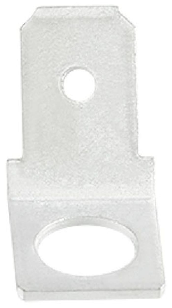 RS PRO | RS PRO Uninsulated Male Spade Connector, PCB Tab, 6.35 x 0.8mm ...