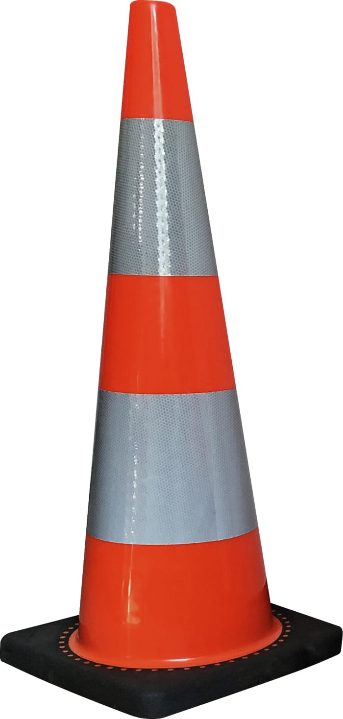 RS PRO | RS PRO Weighted Orange, White 900 mm PVC Traffic Cone | 125 ...