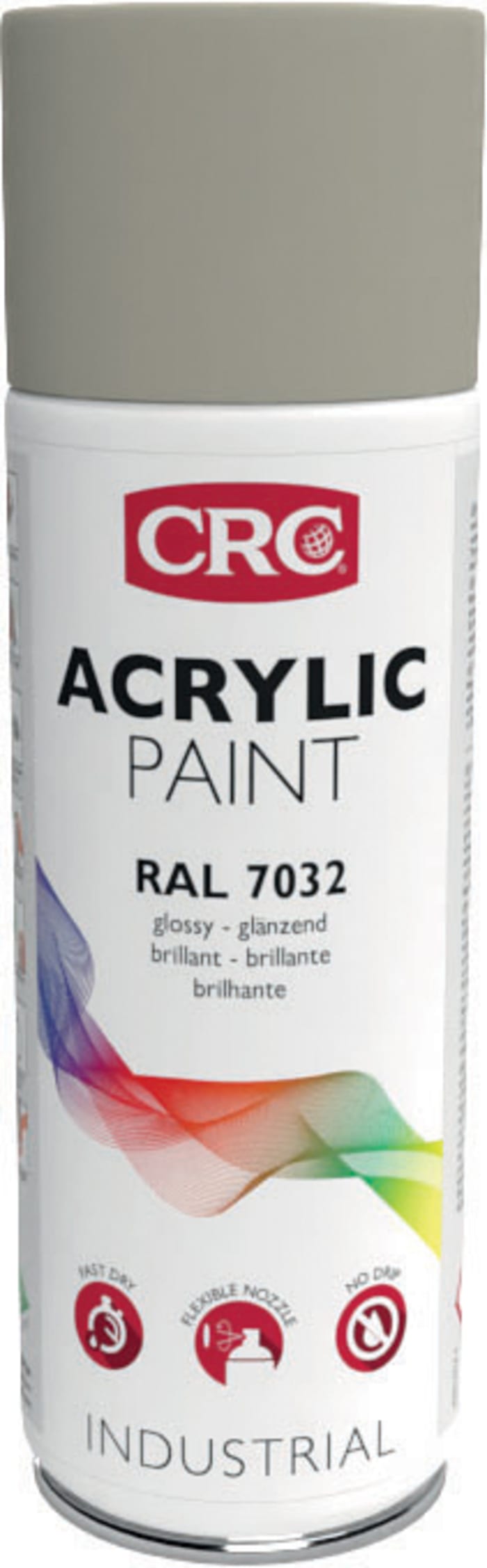 12017 CRC | CRC 400ml RAL 7032 Grey Gloss Spray Paint | 131-6341 | RS ...