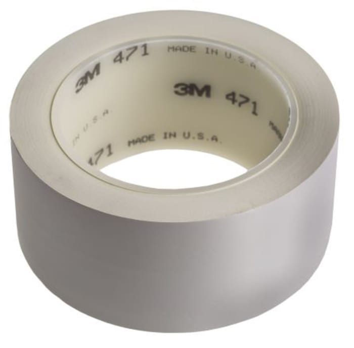 471 3M | 3M 471 White PVC 33m Lane Marking Tape, 0.13mm Thickness | 133-6351 | RS
