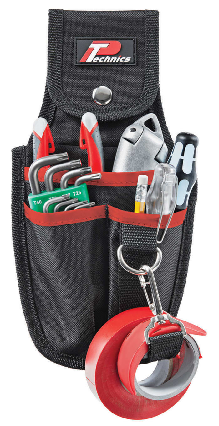 PT127 Technics | Technics Polyester, 3 Pocket Tool Pouch | 134-0430 | RS