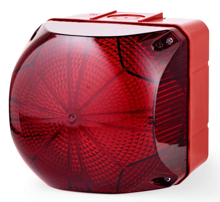 874562408 AUER Signal | AUER Signal QFS Series Red Strobe Beacon, 24-48 ...