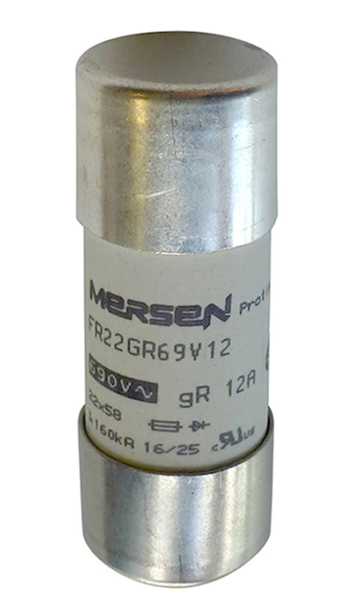 E1018559 / FR22GR69V80 Mersen | Mersen 80A FF Ceramic Cartridge Fuse ...