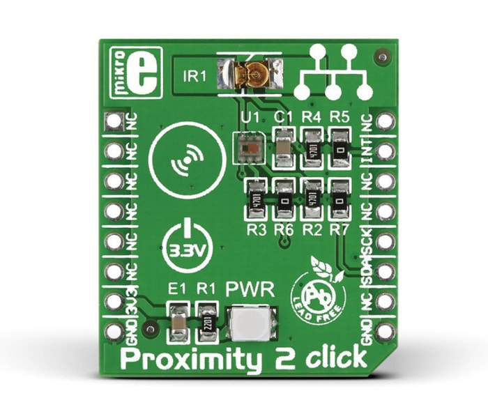 MIKROE-1818 MikroElektronika | MikroElektronika Proximity 2 Click Proximity Sensor mikroBus ...