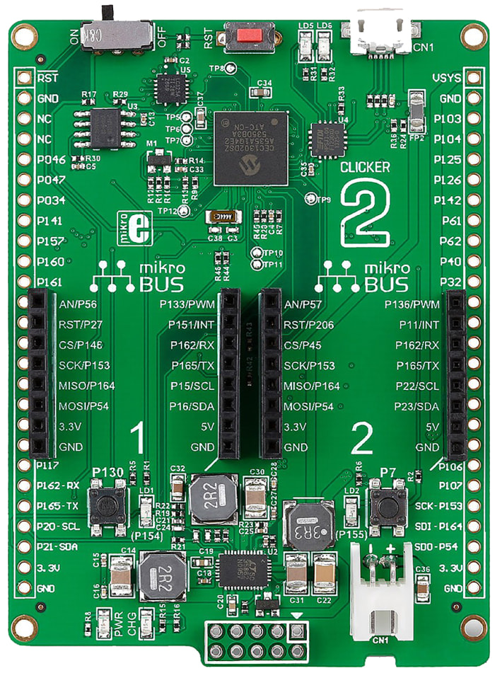 MIKROE-1969 MikroElektronika | MikroElektronika Clicker 2 for CEC1302 ... MIKROE-1969 MikroElektronika | MikroElektronika Clicker 2 for CEC1302 ...