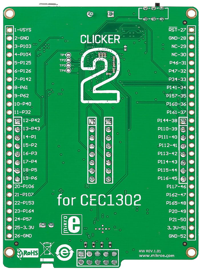 MIKROE-1969 MikroElektronika | MikroElektronika Clicker 2 for CEC1302 ... MIKROE-1969 MikroElektronika | MikroElektronika Clicker 2 for CEC1302 ...