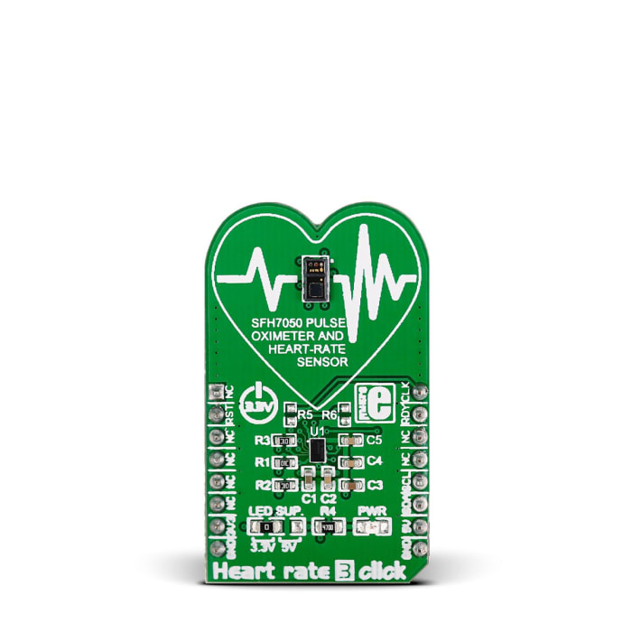 MIKROE-2036 MikroElektronika | MikroElektronika SFH7050 mikroBus Takılabilir Kart Heart Rate 3 ...
