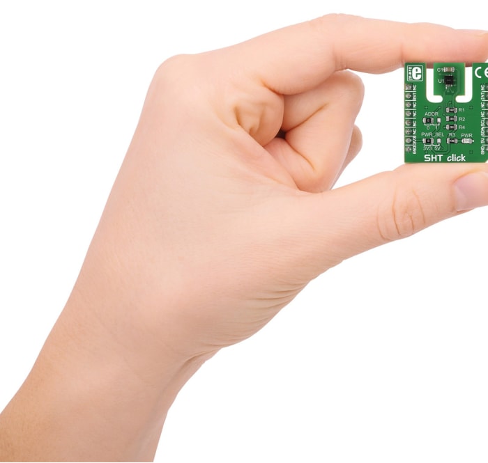 MIKROE-2101 MikroElektronika | MikroElektronika SHT3x-DIS mikroBus Takılabilir Kart SHT Click ...