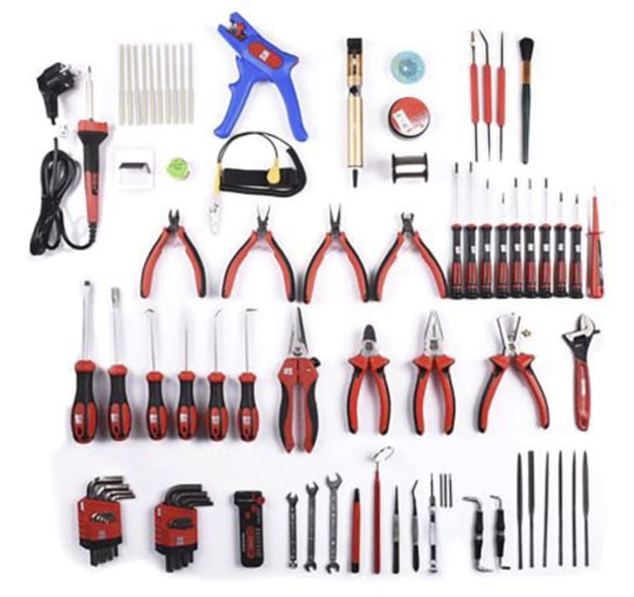 RS PRO | RS PRO 86 Piece Engineers Tool Kit with Case | 136-3404 | RS