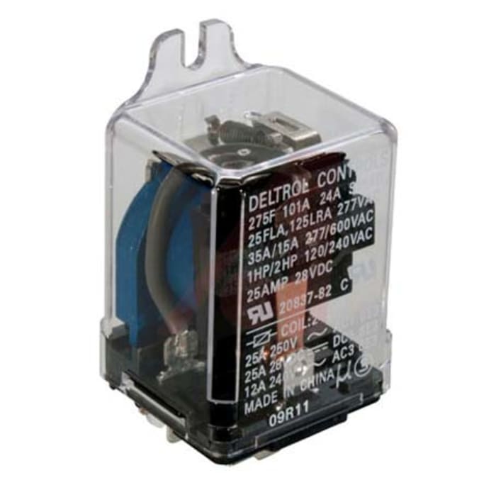 20844-84 Deltrol | Deltrol Plug In Power Relay, 120V ac Coil, 35A ...