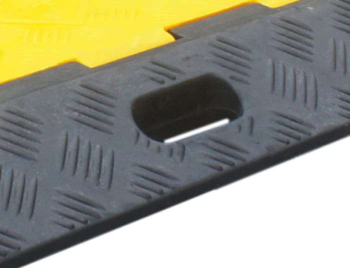 RS PRO | RS PRO 910mm Black/Yellow Cable Cover in Rubber, Thermoplastic ...
