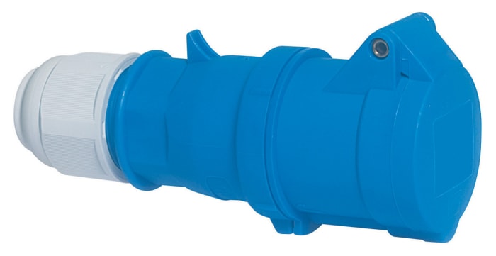 3126 Bals | Bals IP44 Blue Cable Mount 2P + E Industrial Power Socket ...