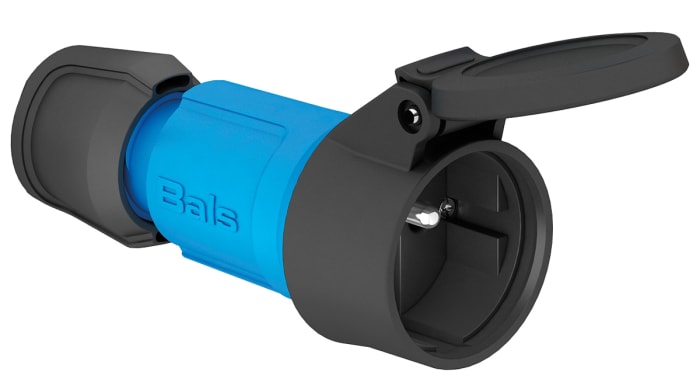 7490 Bals | Bals IP54 Blue Cable Mount 2P + E Industrial Power Socket ...