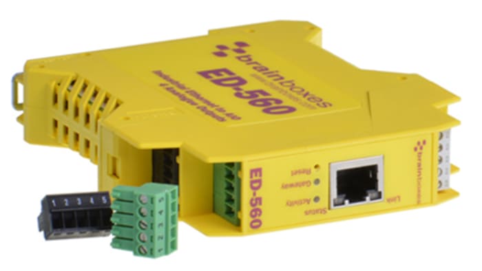 ED 560 Brainboxes Brainboxes PLC I O Module For Use With ASCII Ethernet Modbus Analogue
