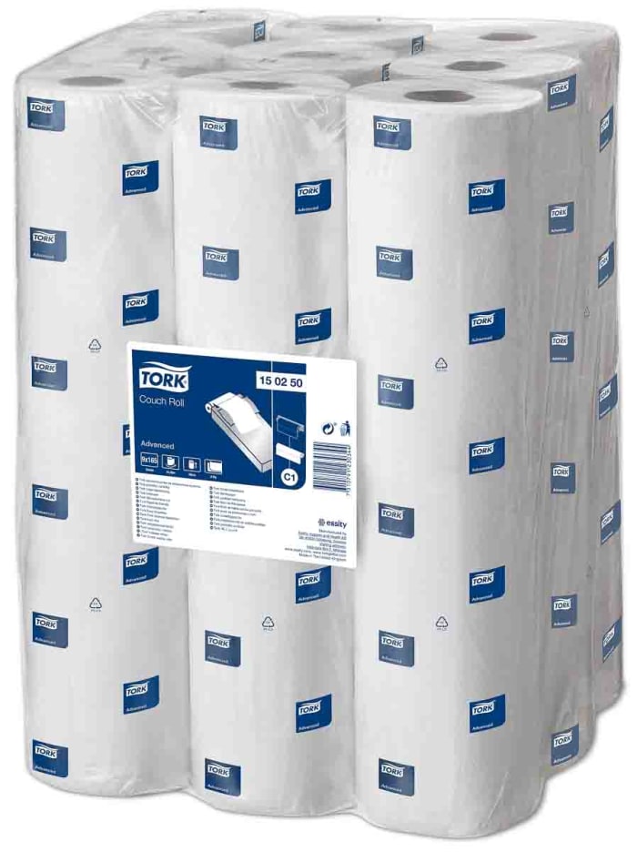 150250 Tork | Tork Couch Roll Rolled White Paper Towel, 56.1 m x 480mm ...