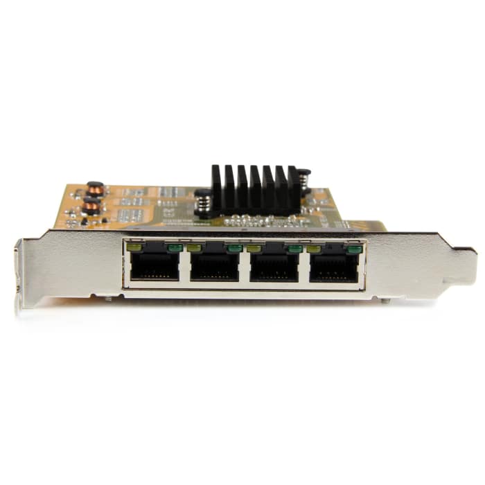 ST1000SPEX43 StarTech.com | StarTech.com 4 Port PCIe RJ45 Network Card ...