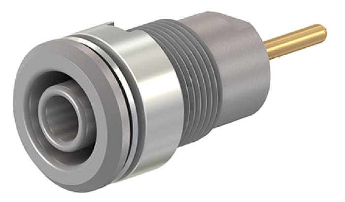 23.3010-28 Staubli | Staubli Grey Female Banana Socket, 4 mm Connector ...