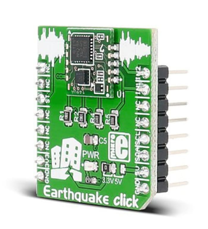 MIKROE-2561 MikroElektronika | MikroElektronika Earthquake Click Vibration Sensor mikroBus Click ...