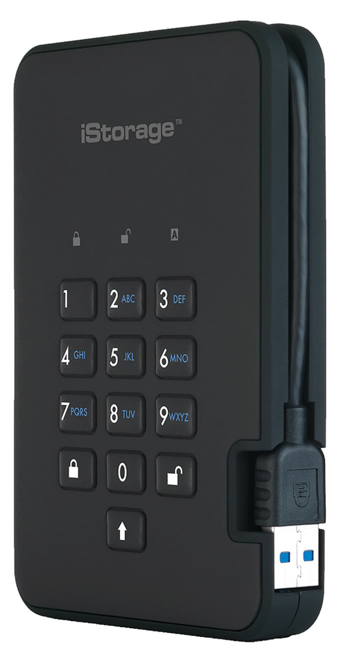 IS-DA2-256-2000-BE iStorage | iStorage diskAshur2 2 TB External Hard ...