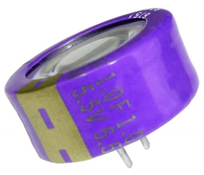 EECLF0H105 Panasonic | Panasonic 1F Supercapacitor -20 → +80% Tolerance ...