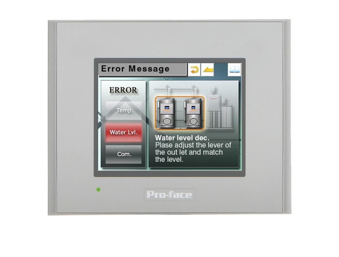 PFXGP4201TADW Pro-face | Pro-face GP4000 Series Touch Screen HMI - 3.5 in, TFT LCD Display, 320 ...
