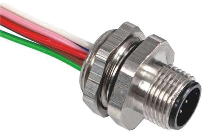 RS PRO | Conector circular RS PRO macho de 8 vías macho, Montaje en ...