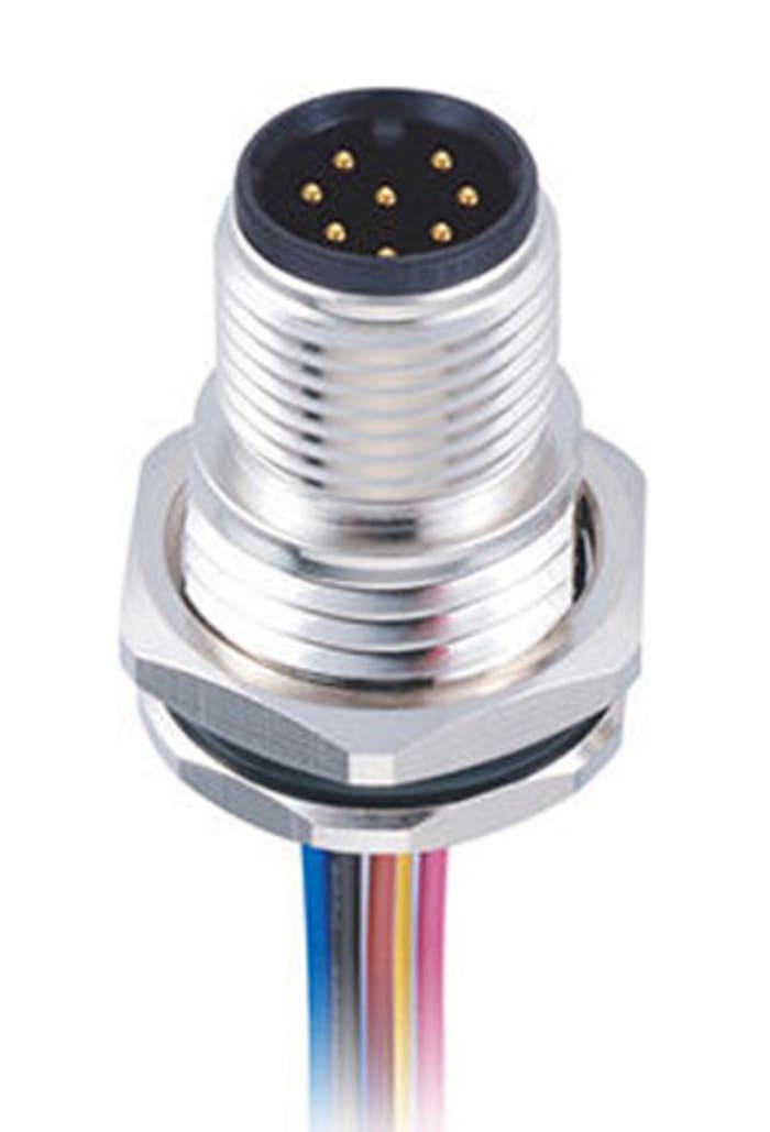 RS PRO | RS PRO Circular Connector, 8 Contacts, Panel Mount, M12 ...