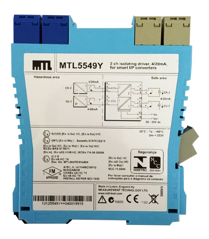 MTL5549Y Eaton | Eaton MTL Series Signal Conditioner, Current, Voltage ...