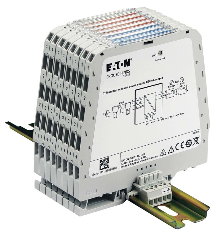 MTL1249 Eaton | Eaton MTL Series Signal Conditioner, Current, Voltage Input, Current, Voltage ...