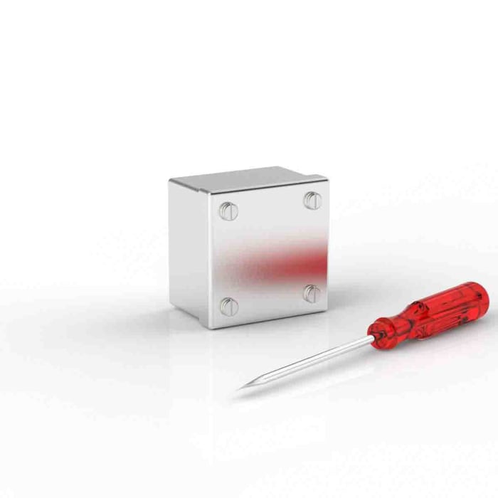 RS PRO | RS PRO 304 Stainless Steel Satin Adaptable Box, 75mm x 75mm x ... RS PRO | RS PRO 304 Stainless Steel Satin Adaptable Box, 75mm x 75mm x ...