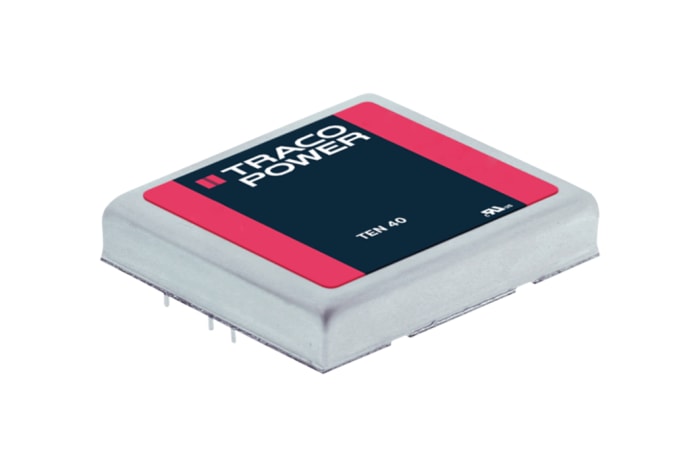 TEN 40-1231 TRACOPOWER | TRACOPOWER TEN 40 DC-DC Converter, 5V dc/ 6 A, 400mA Output, 9 → 18 V ...