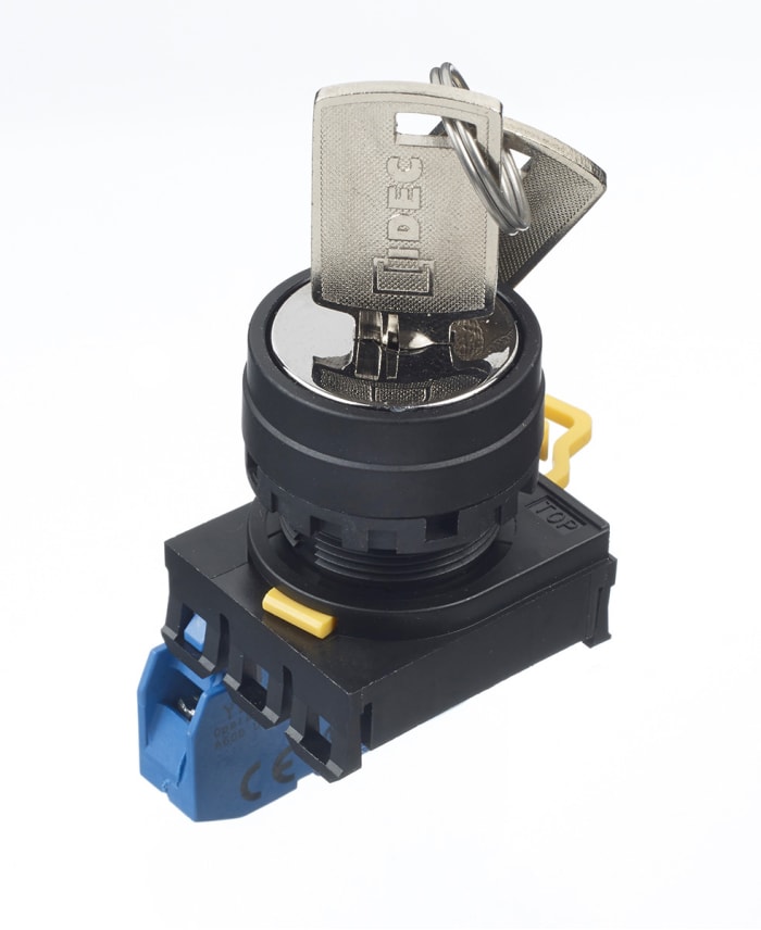 YW1K-2AE10 Idec | Idec IP65 Key Switch, SPST 2-Way | 168-2548 | RS ...