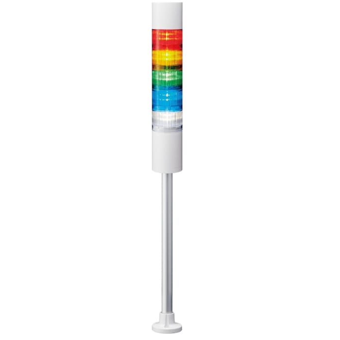 LR6-502PJBW-RYGBC Patlite | Columna de señalización Patlite LR6, LED ...