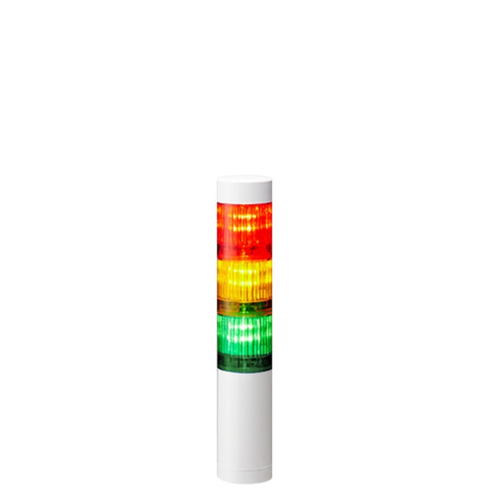 LR4-302WJNW-RYG Patlite | Patlite LR4 Series Coloured Signal Tower, 3 ...
