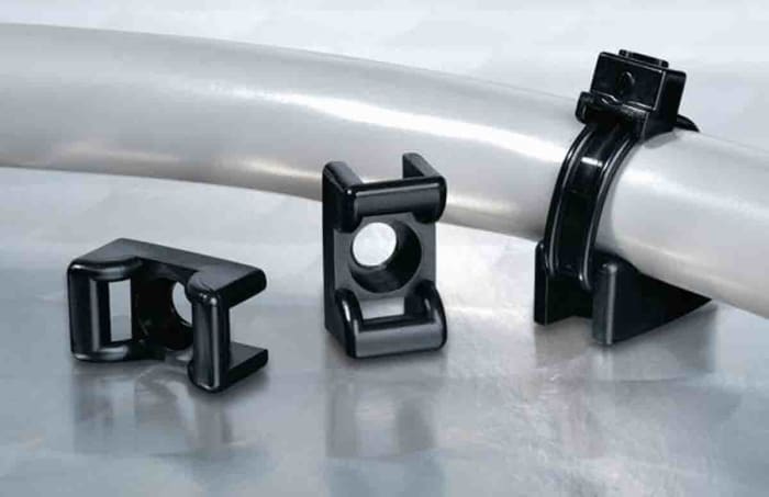 151-24819 KR8G5-PA66-NA HellermannTyton | HellermannTyton Self Adhesive Natural Cable Tie Mount ...