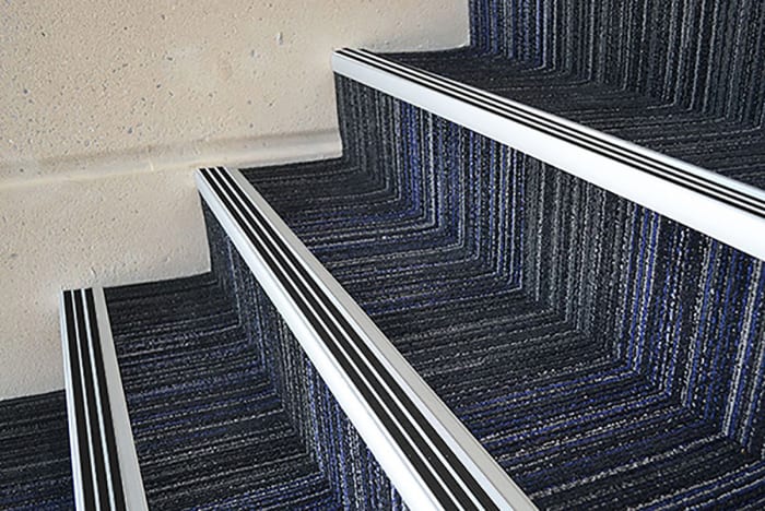 RS PRO | RS PRO Black Stair Nosing Aluminum, Quartz Sand Nosing 900mm x ...