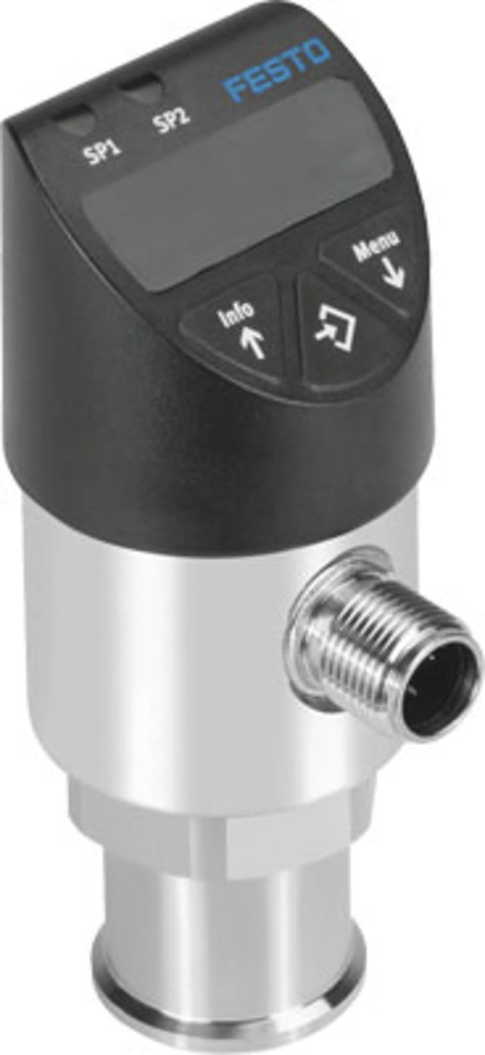 SPAW-B11R-G14F-2P-M12 Festo | Festo Pressure Sensor, 35V dc, IP65, IP67 ...